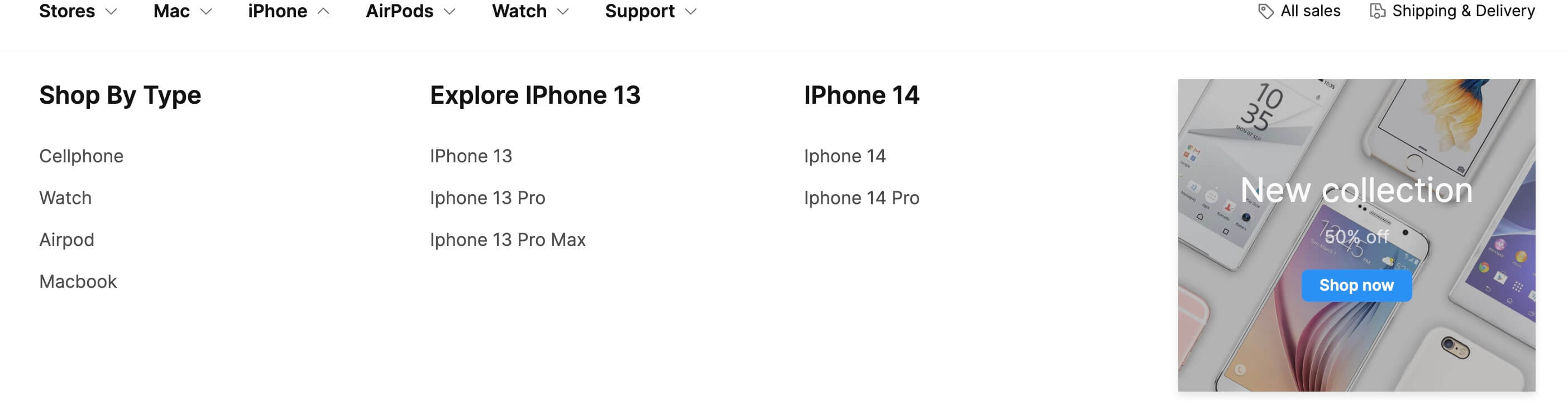 Configure mega menu – Boostheme Help Center